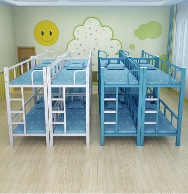 Bunk bed bunk bed kindergarten student iron bed upper and lower bunk ...