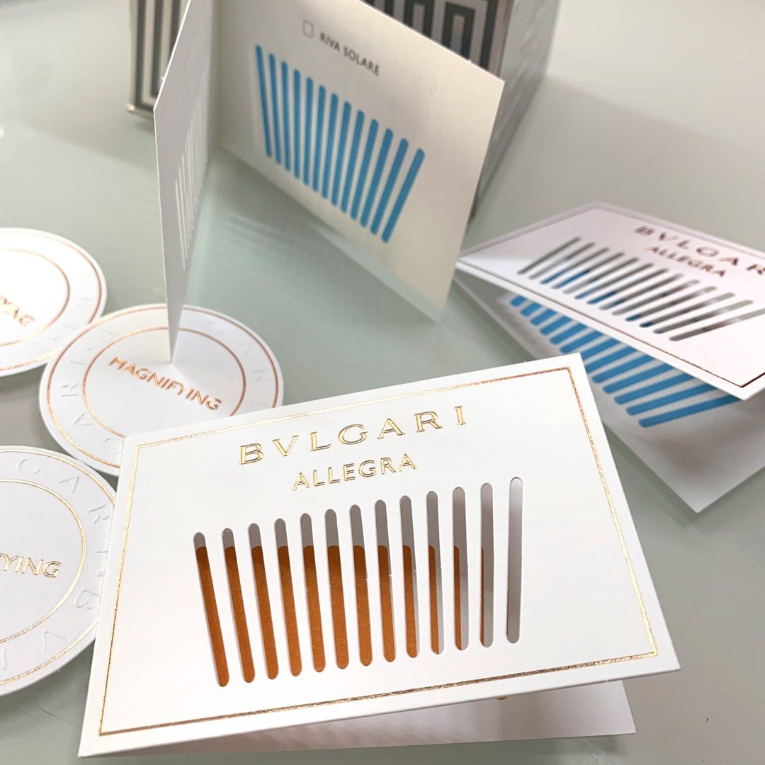 BVLGARI Cards, Hobbies & Toys, Stationary & Craft, Other Stationery ...