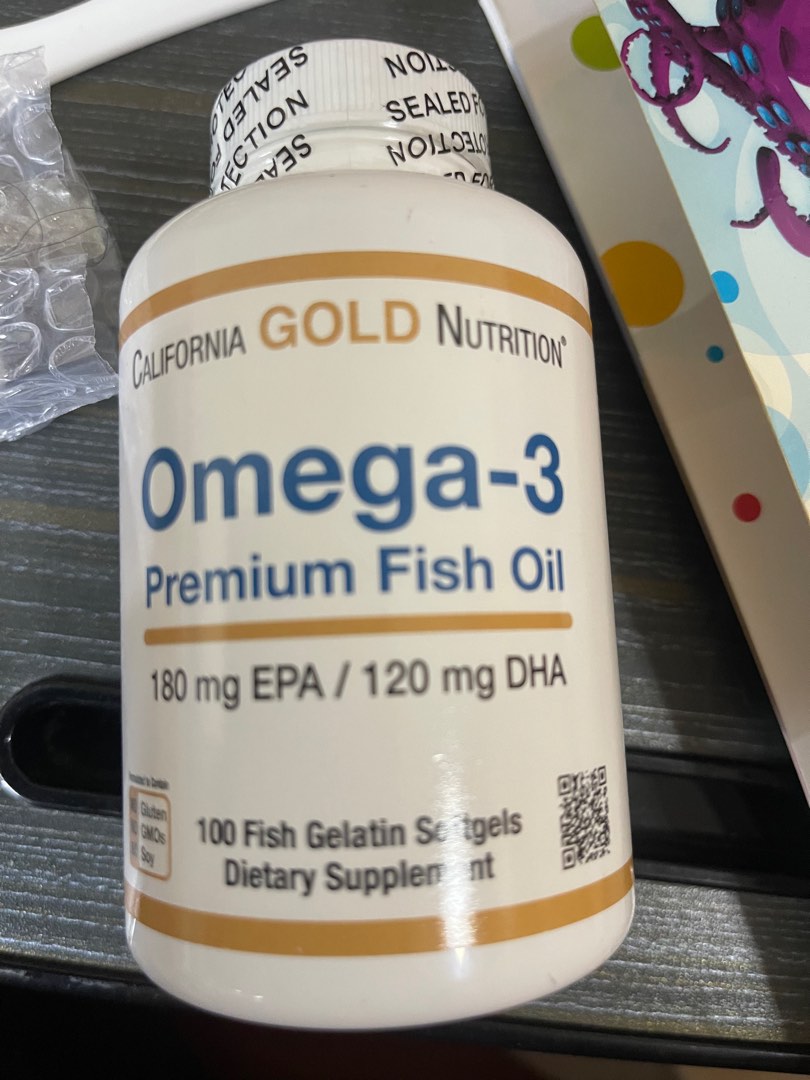 California gold nutrition premium fish oil, Health & Nutrition, Health ...