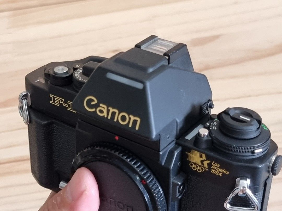 Canon F1 New 1984 Los Angeles Olympic Limted Edition SLR Camera, Photography, Cameras on Carousell