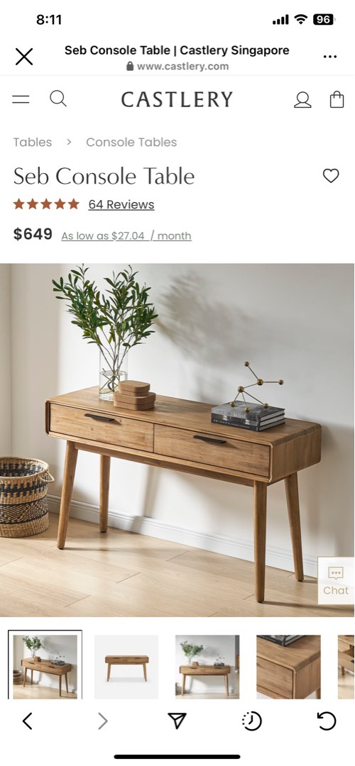 Castlery Console Table, Furniture & Home Living, Furniture, TV Consoles ...