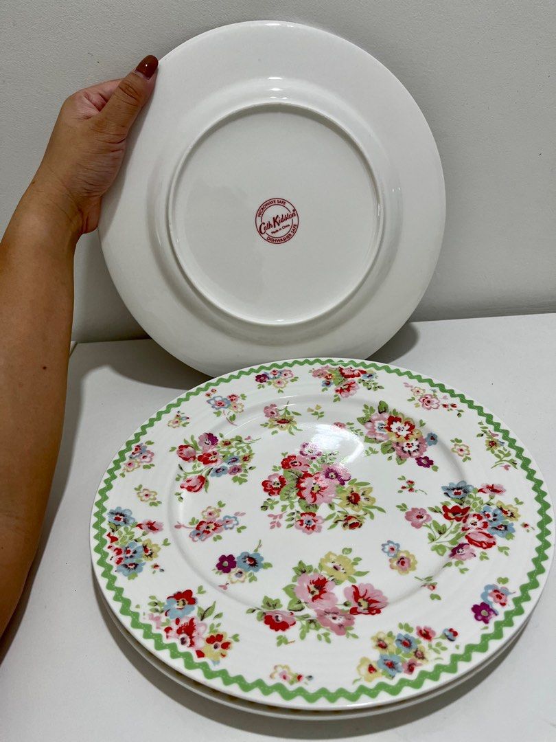 Cath Kidston Plates Set of 4, Furniture & Home Living, Kitchenware ...