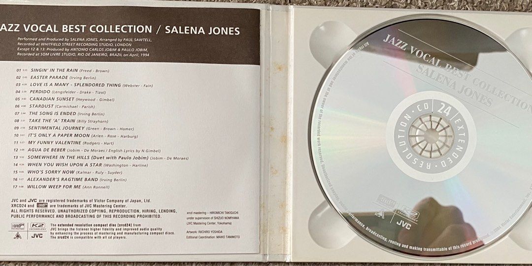 CD: jazz, female vocal, Audiophile - Salena Jones Jazz Vocal Best ...