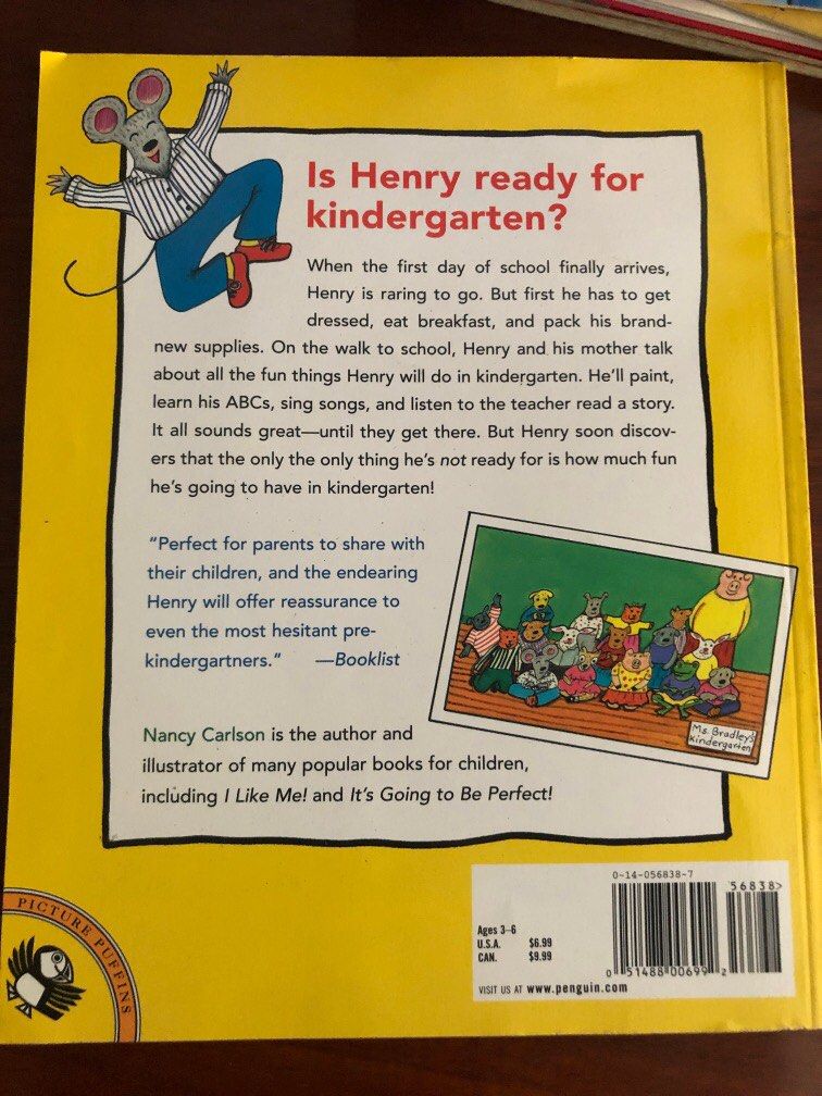 Children book Look Out kindergarten here I come, Hobbies & Toys, Books ...