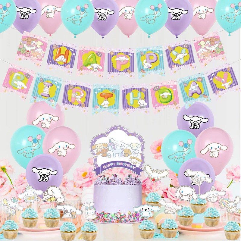 Cinnamoroll Balloons Set B Sanrio Cartoon Theme Birthday Party ...
