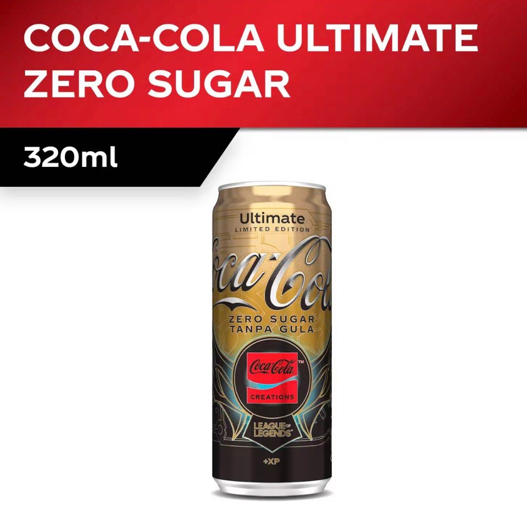 Coca-Cola Ultimate Zero Sugar Creation 320ml Full Can, Hobbies & Toys, Collectibles ...