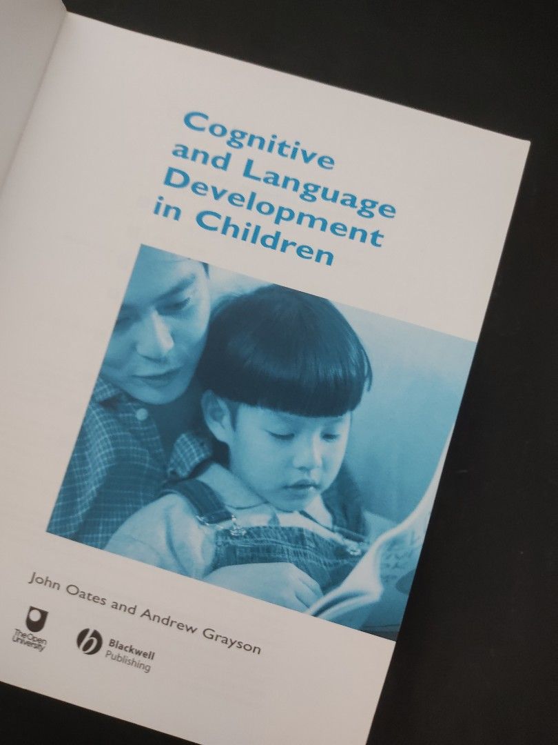 Cognitive and Language Development in Children by Oates & Grayson on ...