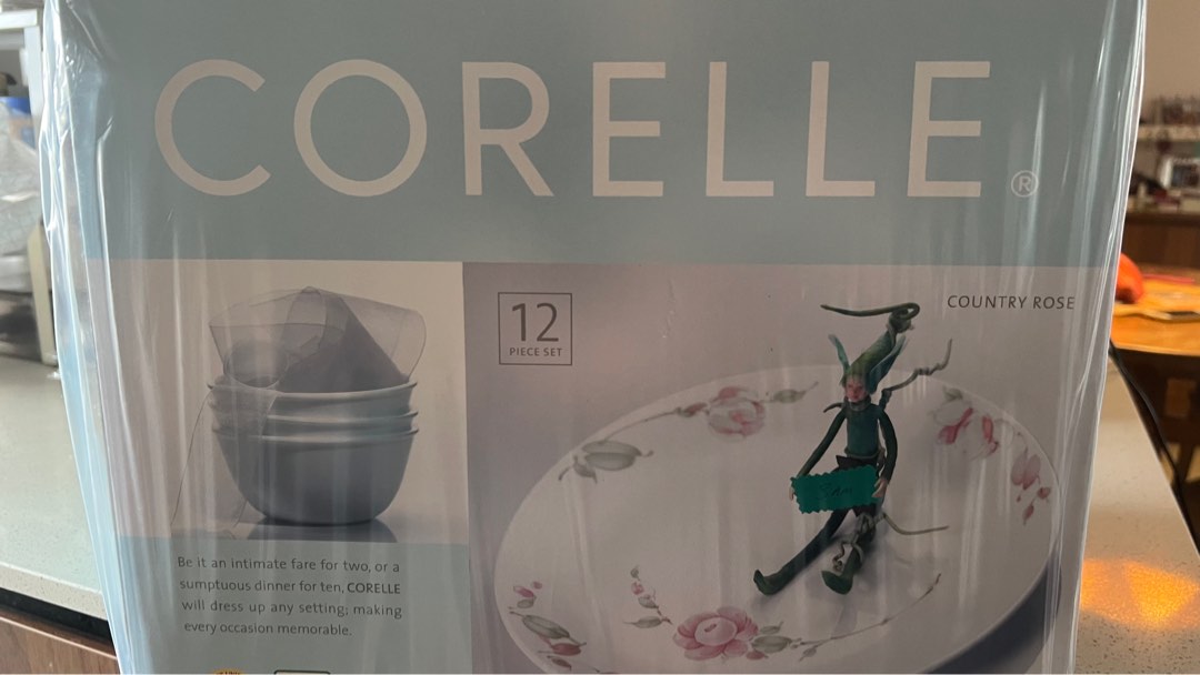 Corelle & pyrex 12 piece set | Country Rose, Furniture & Home Living ...