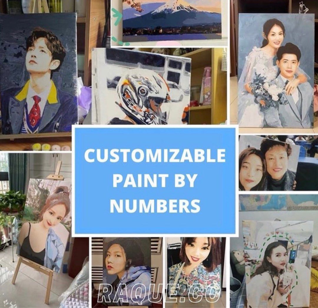 [CUSTOM] Paint by numbers!, Hobbies & Toys, Stationery & Craft, Art ...