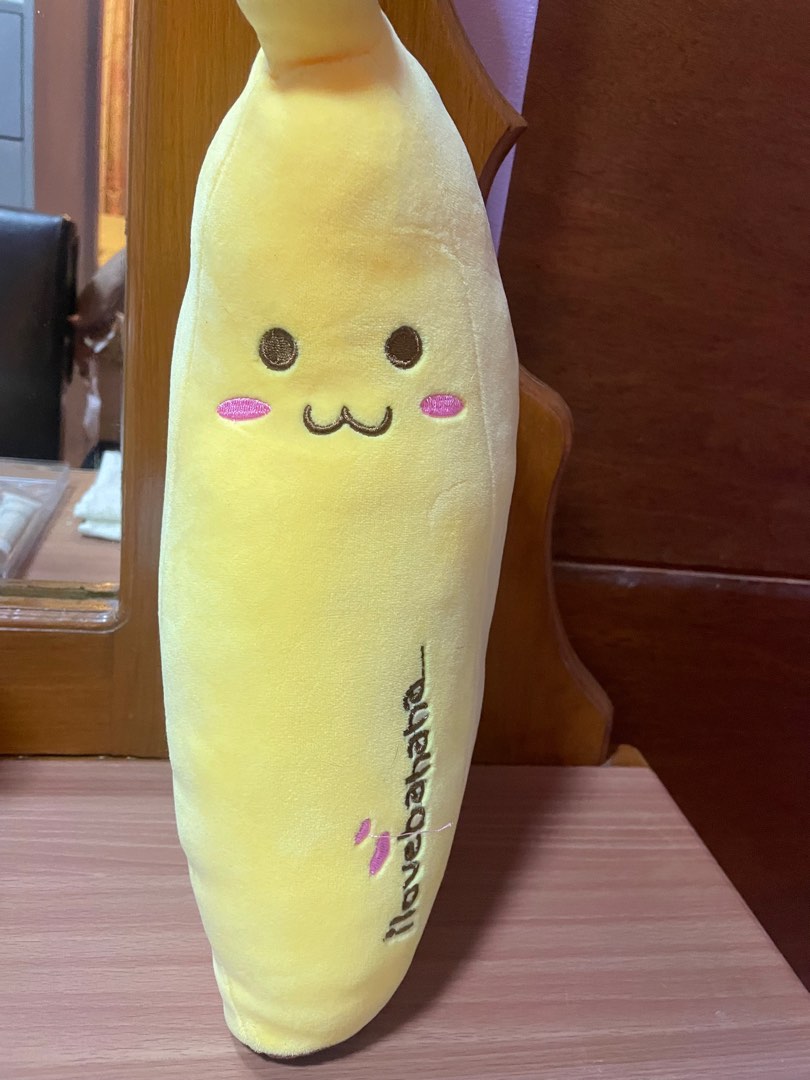 Cute Banana Plushie Stuffer Plush Toy on Carousell