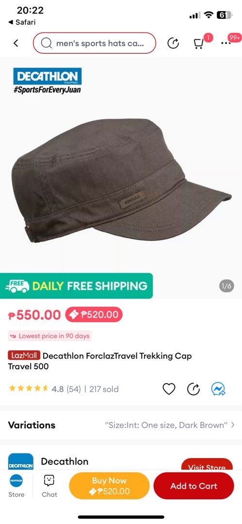 Decathlon Forclaz Trekking Cap, Men's Fashion, Watches & Accessories ...