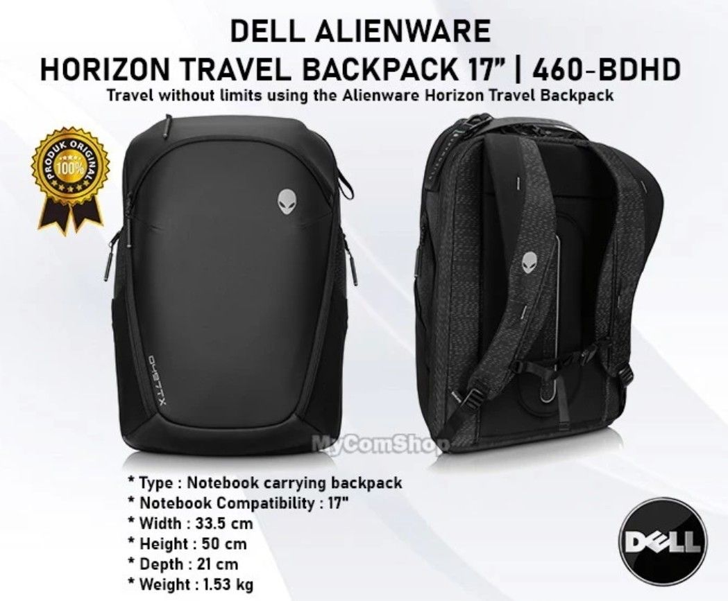 DELL ALIENWARE Horizon Travel Backpack 17", Men's Fashion, Bags ...