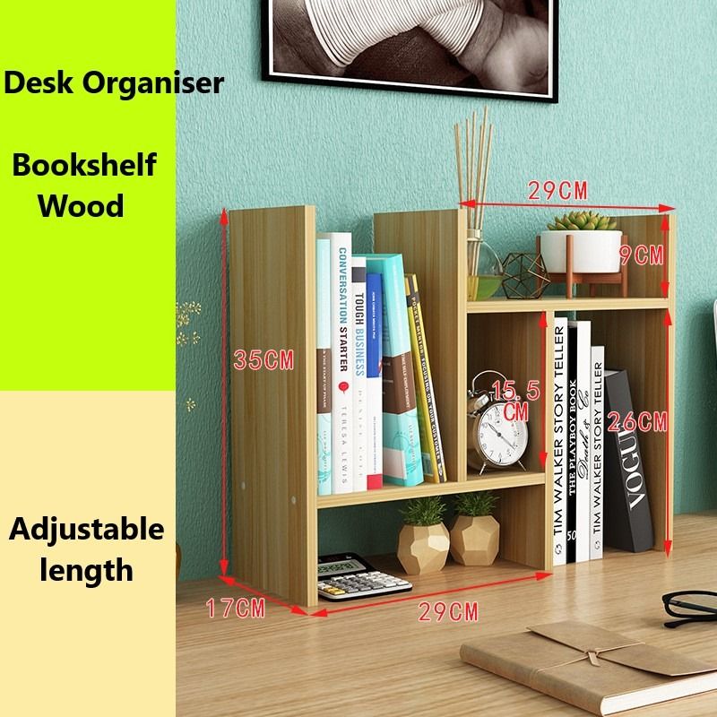 Desk Rack Shelf Office Desk Organisers Book Shelf Table Organiser ...