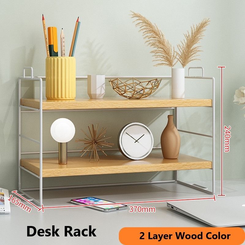 Desk Rack Shelf Office Desk Organisers Book Shelf Table Organiser ...