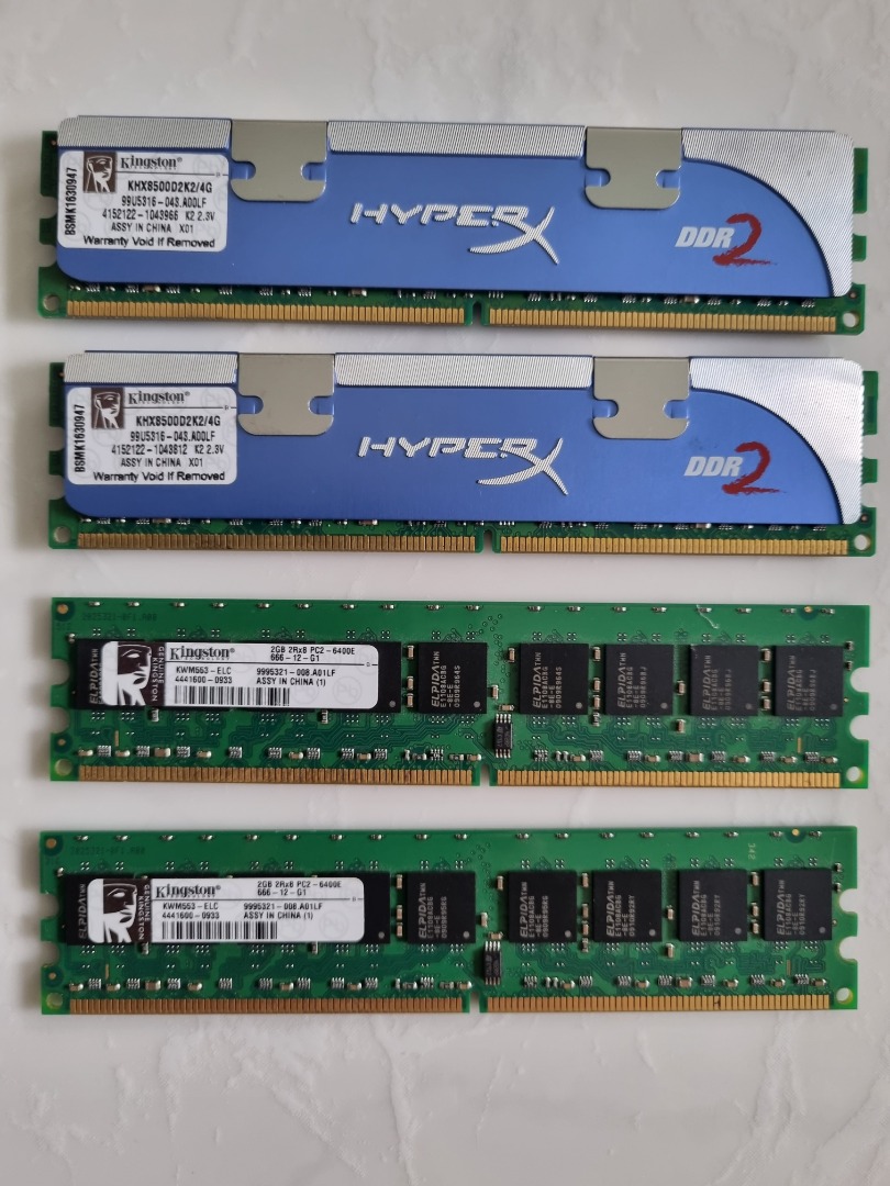 Desktop Ram Memory DDR2, Computers & Tech, Parts & Accessories ...