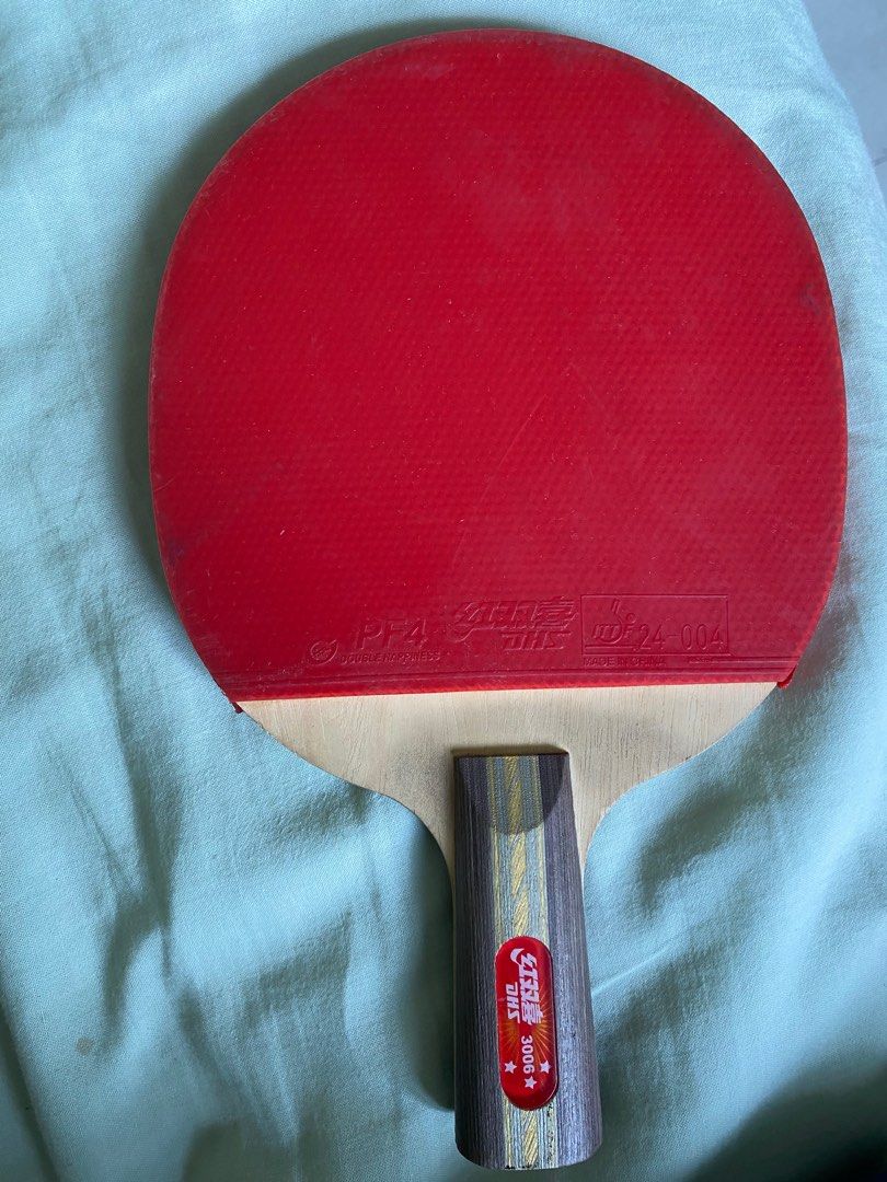 dhs penhold table tennis racket, Sports Equipment, Sports & Games ...
