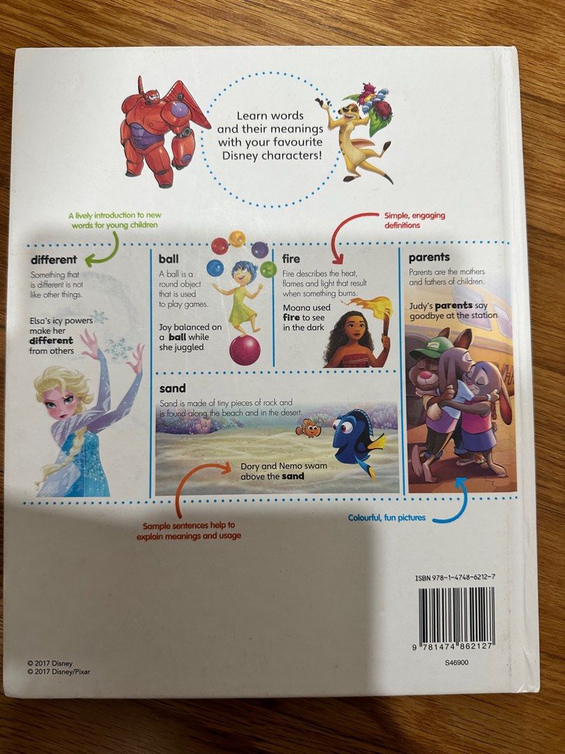 Disney My first picture dictionary hard cover book, Hobbies & Toys ...