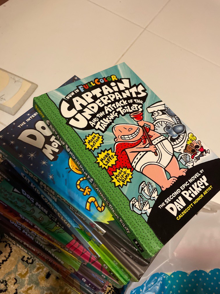 Dog man, Captain Underpants and Cat kid, Hobbies & Toys, Books ...