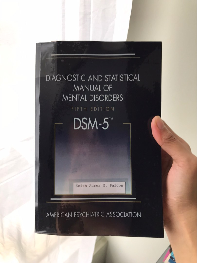 DSM 5 - Diagnostic and Statistical Manual of Mental Disorders, Hobbies ...