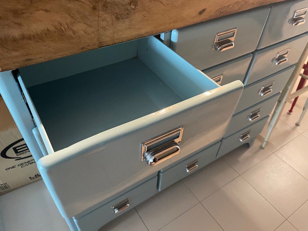 Dulton Rustic Metal Cabinets, Furniture & Home Living, Furniture ...