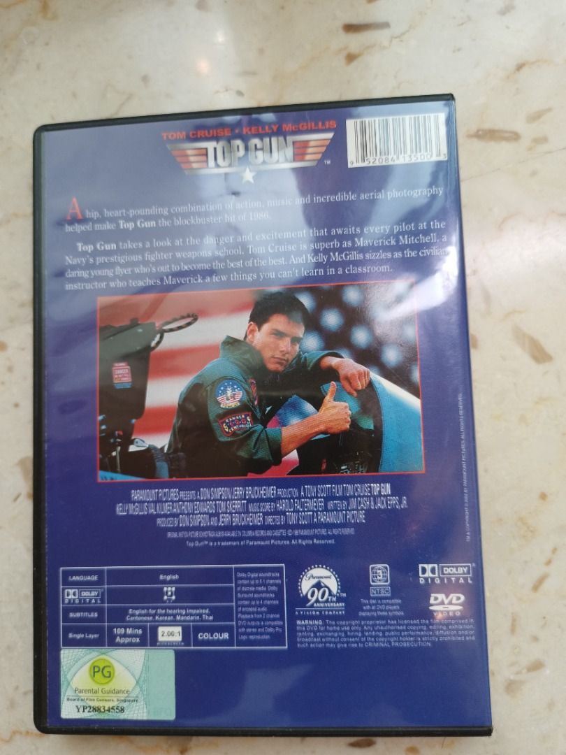 DVD Top Gun, Hobbies & Toys, Music & Media, CDs & DVDs on Carousell