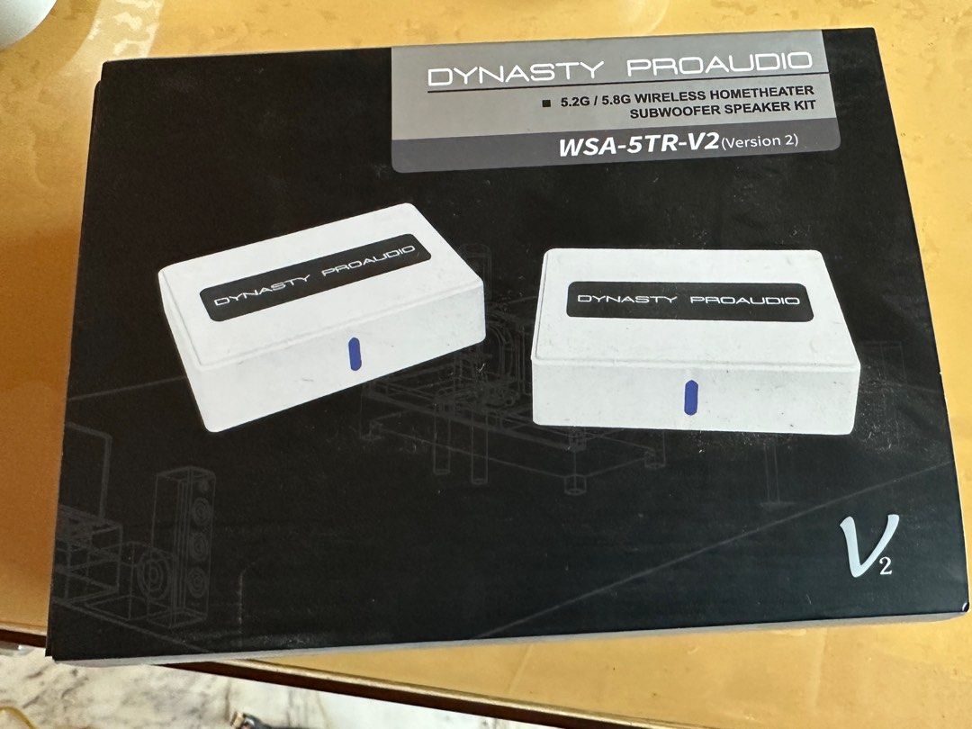 DYNASTY PROAUDIO WSA-5TR (Version 2) Wireless Subwoofer Speaker Kit ...