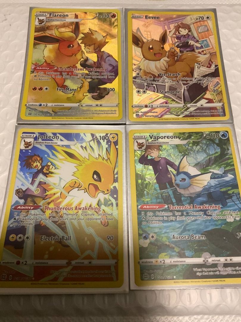 Eeveelution trainer gallery Pokemon Brilliant Stars (eevee , flareon ...