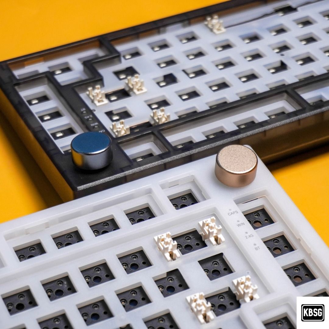 FEKER IK75 V3 75% Keyboard Kit Polycarbonate Plate, Volume Knob, Gasket ...