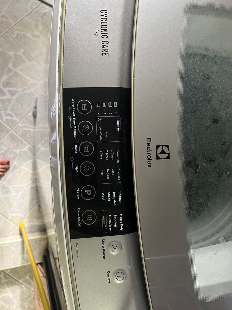 Electrolux Washing Machine Top Load 8kg, TV & Home Appliances, Washing ...