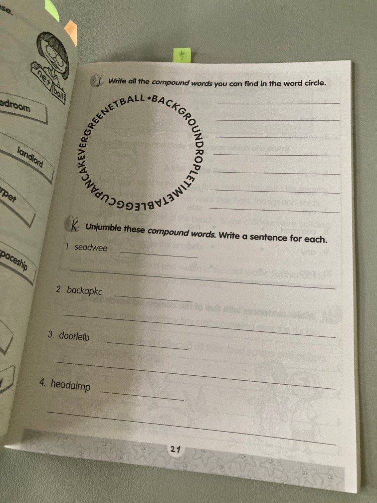 English Vocabulary Exercise for Primary School Students 小學英文練習, 興趣及遊戲 ...