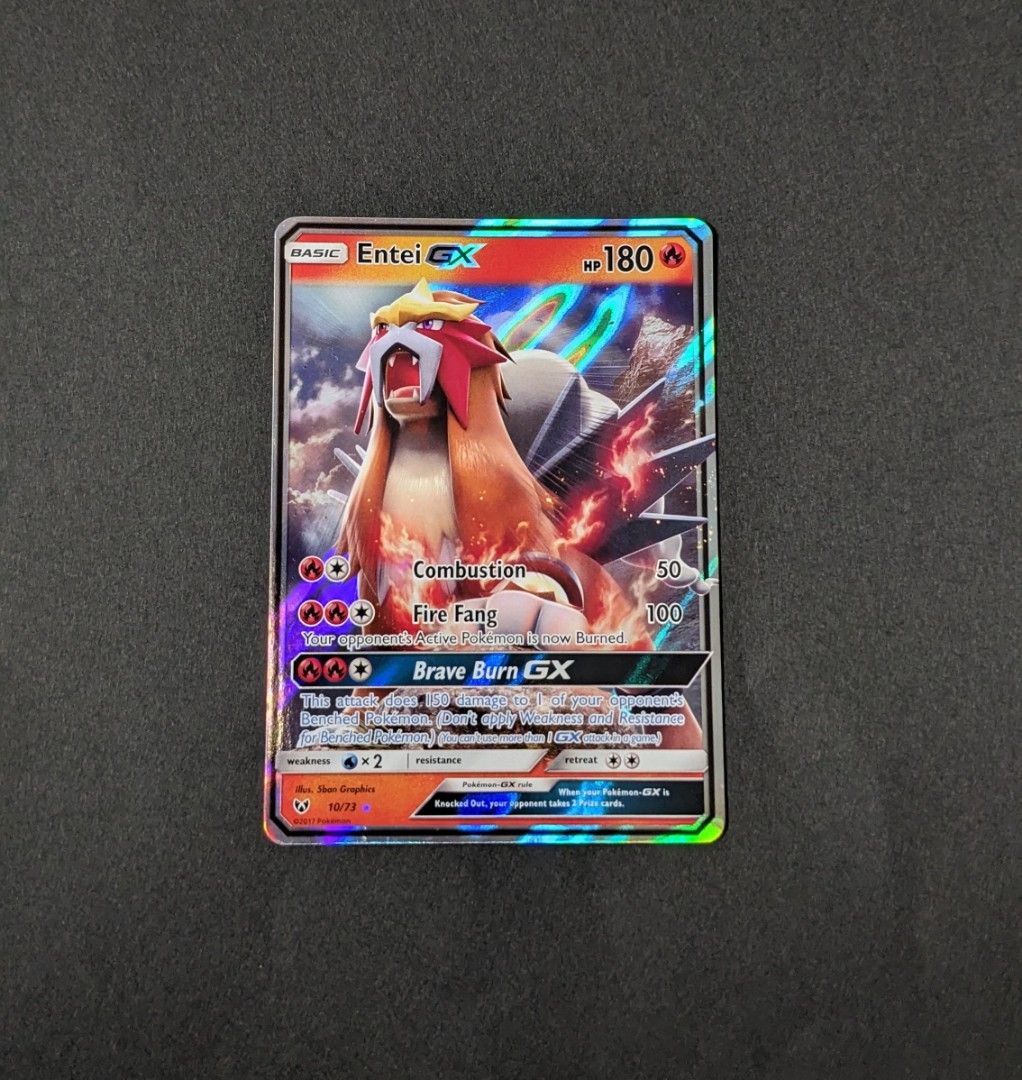 Entei GX Shining Legends Pokemon Card Tcg, Hobbies & Toys, Toys & Games ...
