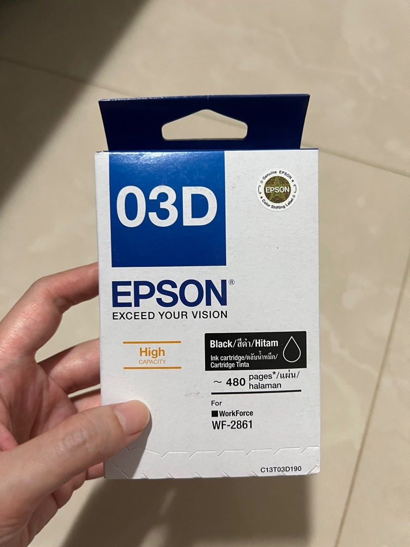 Epson Workforce (WF-2861) Printer Ink, Computers & Tech, Printers ...