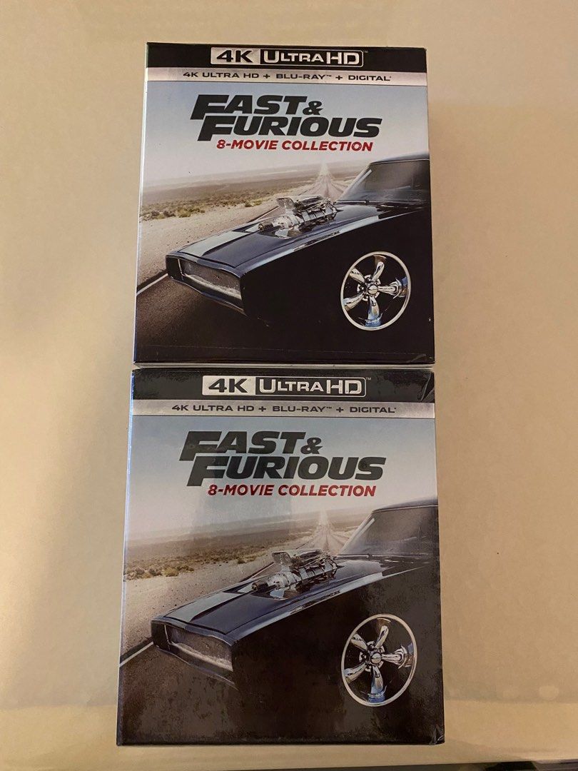 Fast & Furious Collection (4K ultra HD Blu Ray), Hobbies & Toys, Music ...
