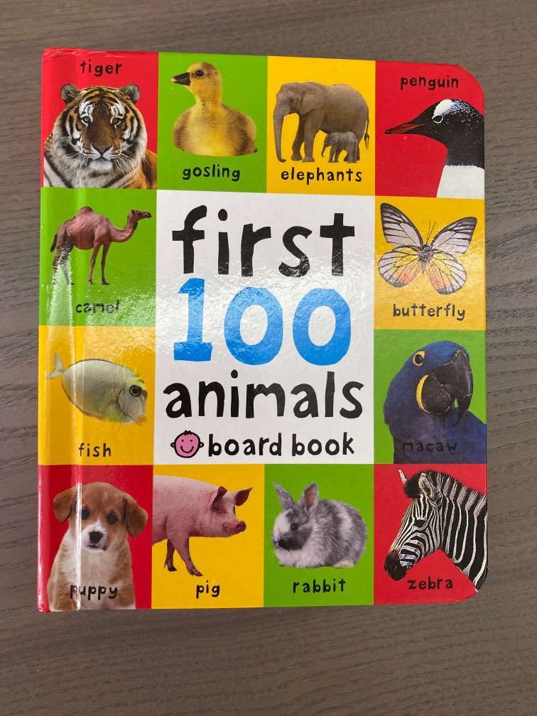First 100 animals board book, Babies & Kids, Infant Playtime on Carousell