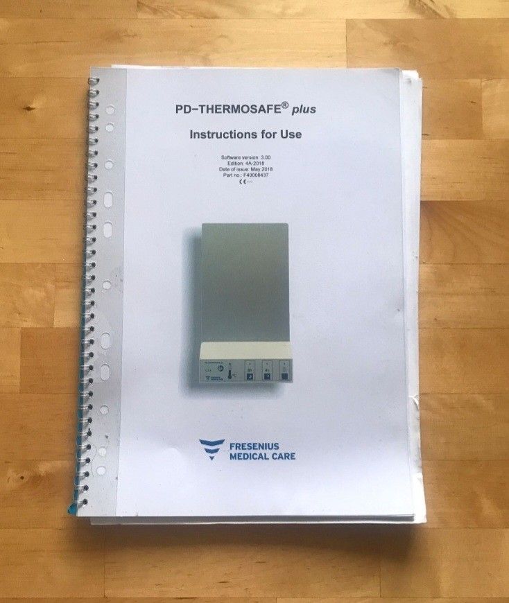 Fresenius PD-Thermosafe Pluus Peritoneal Dialysis Fluid heater（透析液恆溫板 ...