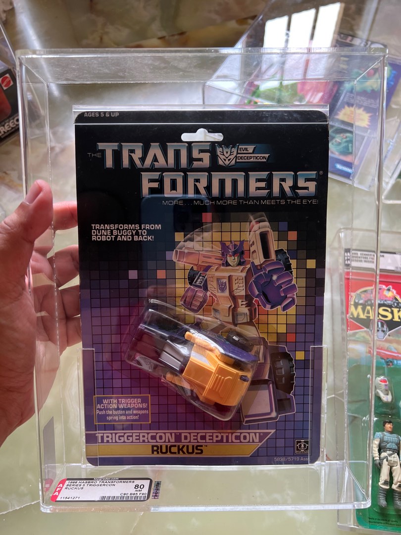 G1 Transformer Series 5 Triggercon Ruckus AFA Graded, Hobbies & Toys ...