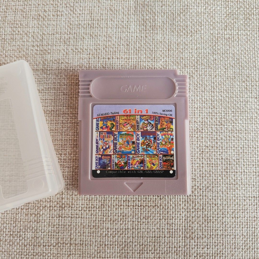 任天堂game boy遊戲合卡孖寶兄弟 馬里奧兄弟 瑪麗兄弟 瓦利歐系列合集Wario Super Mario Bros 108in1 108 ...