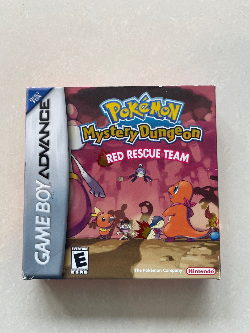GBA Gameboy - Pokemon Mystery Dungeon Red Rescue Team, Video Gaming ...