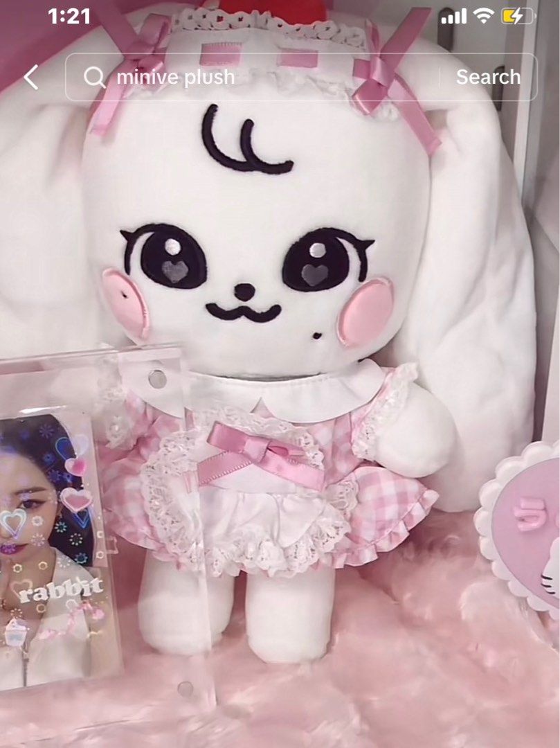 [PO] IVE Cherry Minive Plush Doll Sanrio Maid Dress, Hobbies & Toys ...