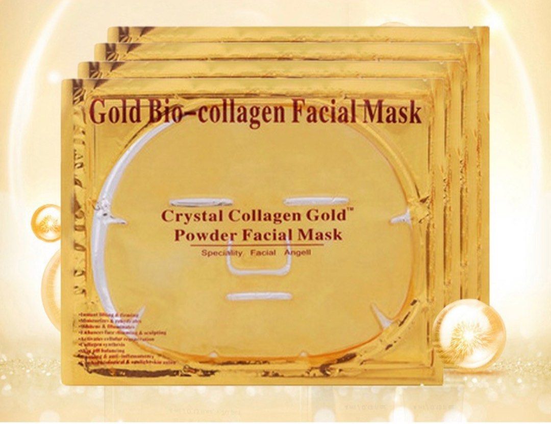 Gold Bio-Collagen Facial Mask, Beauty & Personal Care, Face, Face Care ...