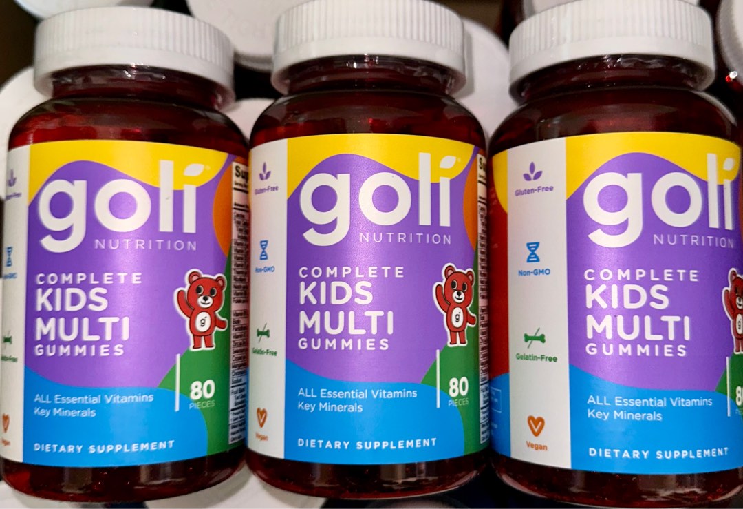 Goli Complete Kids Multi Gummies, Health & Nutrition, Health ...