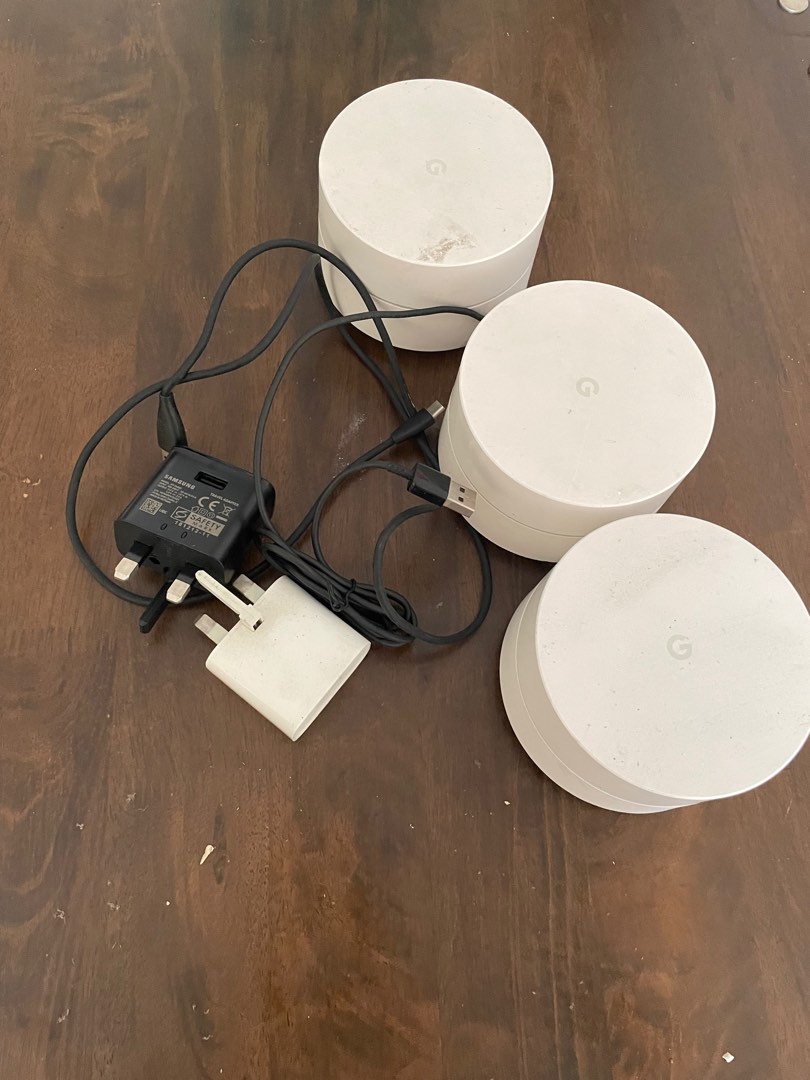 Google WIFI set of 3, Computers & Tech, Parts & Accessories, Networking ...