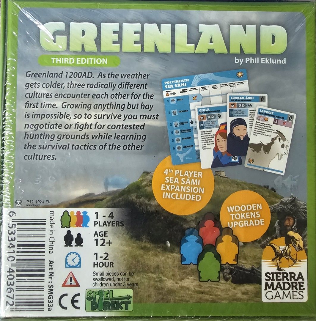 Greenland 3rd Edition Board game, Hobbies & Toys, Toys & Games on Carousell