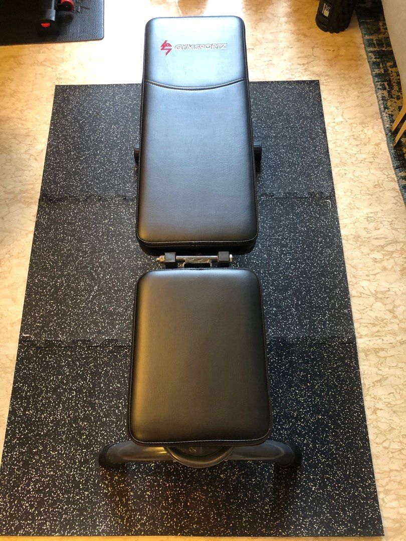 Gymsportz Gym Bench with Durapro Gym Floor Mat, Sports Equipment, Other ...