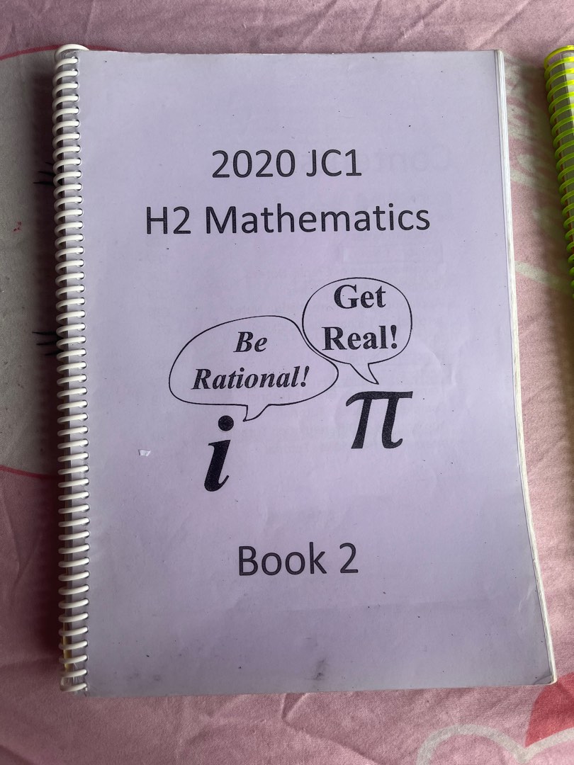 H2 MATH BOOKS (with handwritten notes!), Hobbies & Toys, Books ...