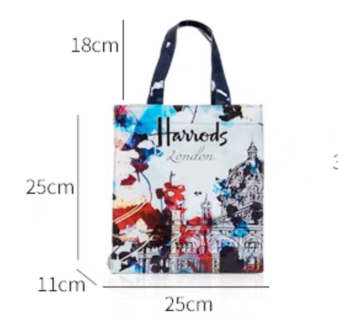 Harrods Shopper Bag / Shopping Bag, Women's Fashion, Bags & Wallets ...