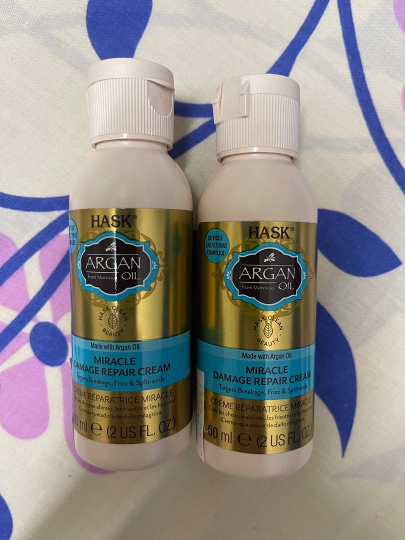 HASK ARGAN Oil Miracle Damage Repair Cream, Beauty & Personal Care ...