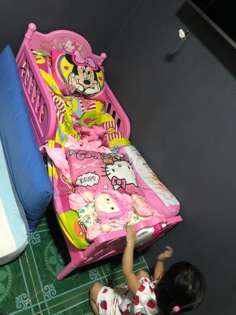 Hello Kitty Bed Frame On Carousell Hello Kitty Bed Frame On Carousell