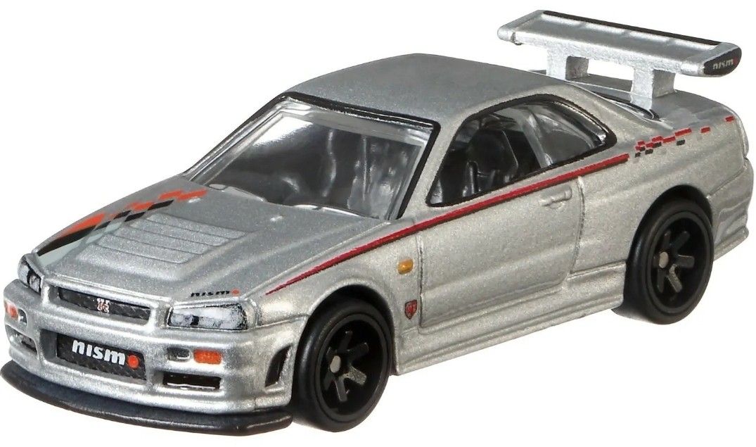 Hot Wheels Premium Nissan Skyline GT-R R34 Team Transporter Set for ...