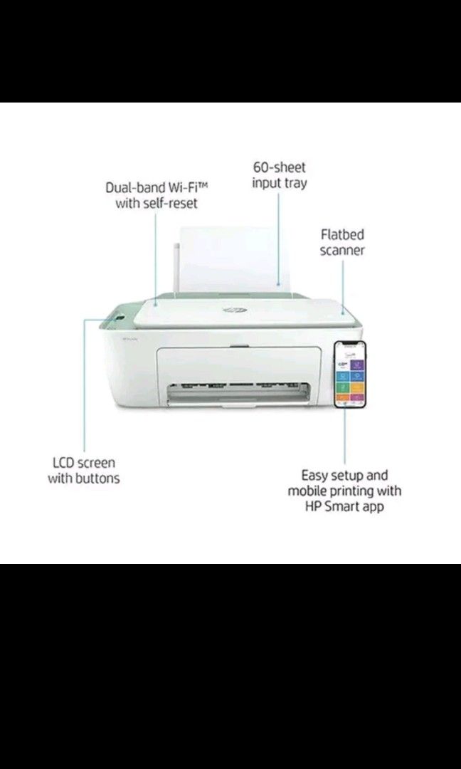 HP DeskJet 2722e Printer, Computers & Tech, Printers, Scanners ...